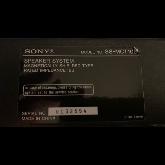 Sony | Other | Sony Soundbar And Subwoofer Remote Not Included | Poshmark